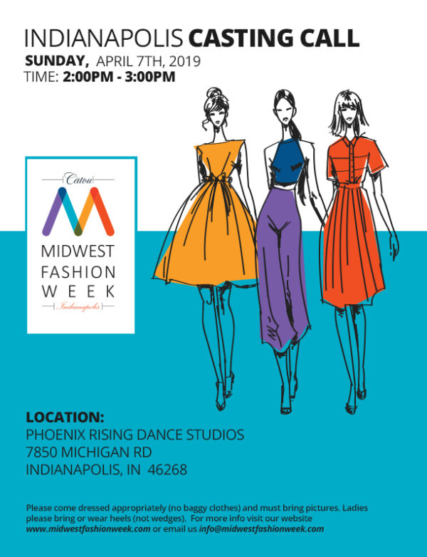 Casting Call For Indianapolis - Midwest Fashion Week